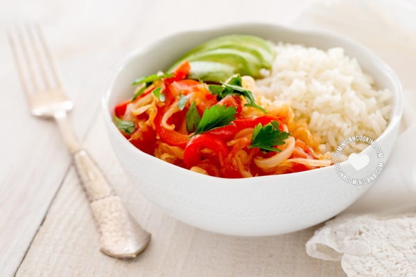 Repollo Guisado [Video+Receta] Saludable y Vegano
